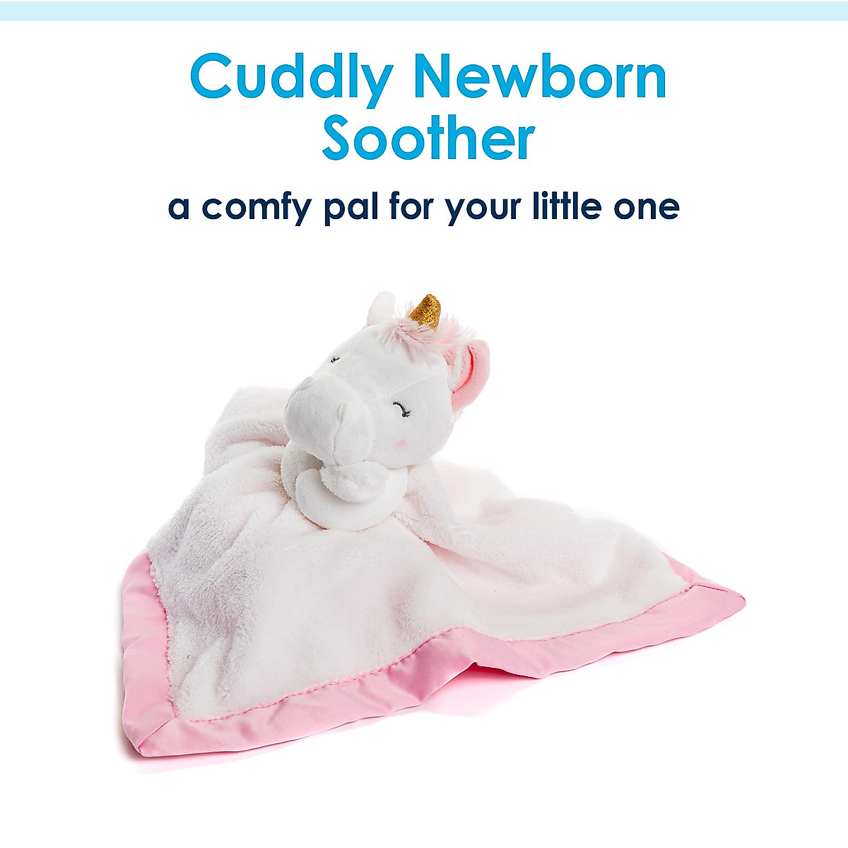 KIDS PREFERRED Unicorn Plush Stuffed Animal Snuggler Blanket