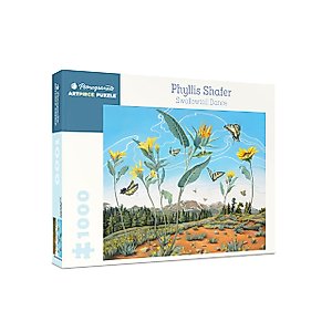 Pomegranate 1000-Piece Jigsaw Puzzle for Adults, Phyllis Shafer's Swallowtail Dance, Matte Finish, Snug Fit