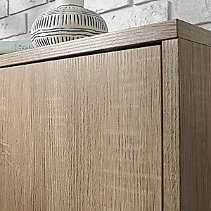 Sauder North Avenue Storage Cabinet, L: 23.47" x W: 15.55" x H: 60.04", Charter Oak Finish