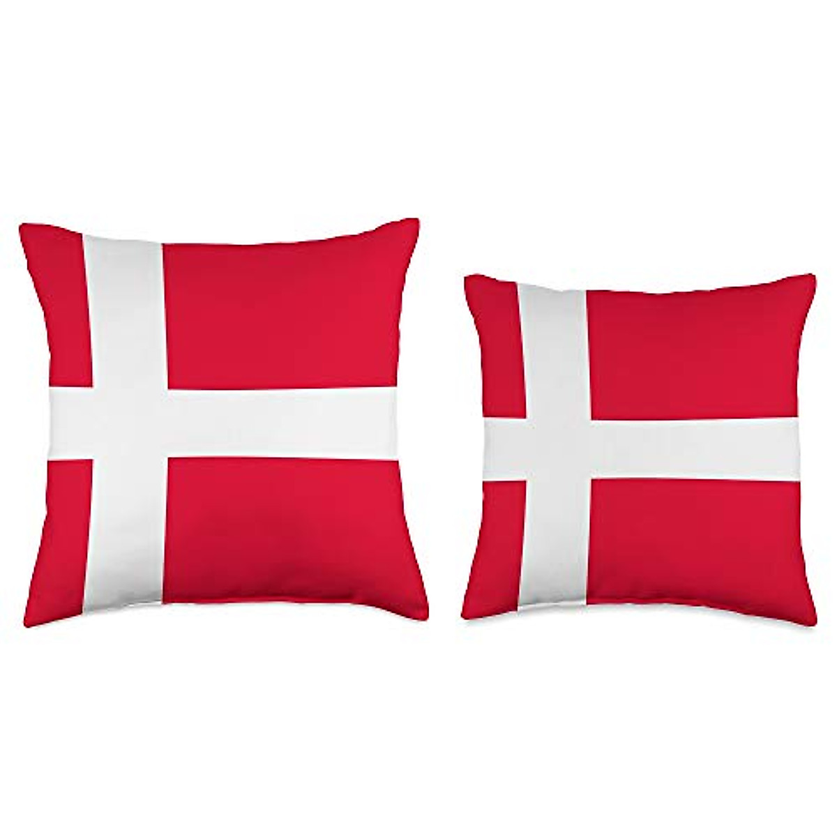 Danish Pillow Danish Flag Pillow Denmark Flag Gift Idea Throw Pillow