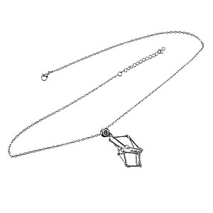 Crystal Stone Holder Necklace, Adjustable Crystal Cage Necklace, Adjustable Metal Net Necklace, Crystal Stone Chain Mesh Pendant Necklace, Punk Style Jewelry Accessories Gifts