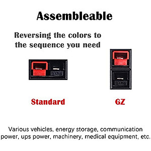 iGreely 8mm Adapter 14 AWG Cable Wire for Solar Panel RV Goal Zero Yeti Jackery 10ft/3m