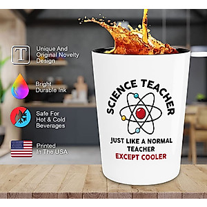 Flairy Land Scientist Shot Glass 1.5oz - Science Teacher - Chemist Mathematican Technologist Laboratory Analyst Data Knowledge Chemical Worker