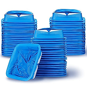 Valchoose Upgraded 60 Pack Vomit Bags Disposable Quadrate, 1200ML Emesis Bags Disposable Hospital Grade, Handy, Easy to Use Throw up Bags for Kids, Pregnant, Car & Morning Sickness