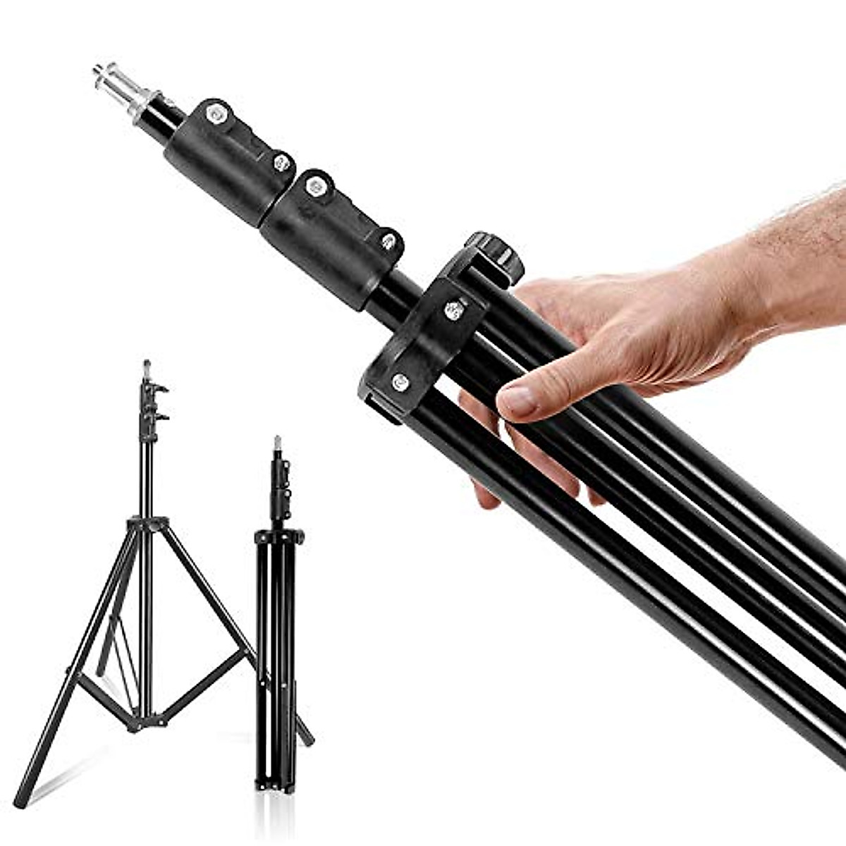 LimoStudio 5 Slot Bulb Socket Head with 24 x 36 inch Soft Box, 5-Pack 45W CFL Photo Bulb, 78 inch Max Height Light Stand Tripod, and Carry Bag, Photo Video Studio Lighting Kit, AGG2276