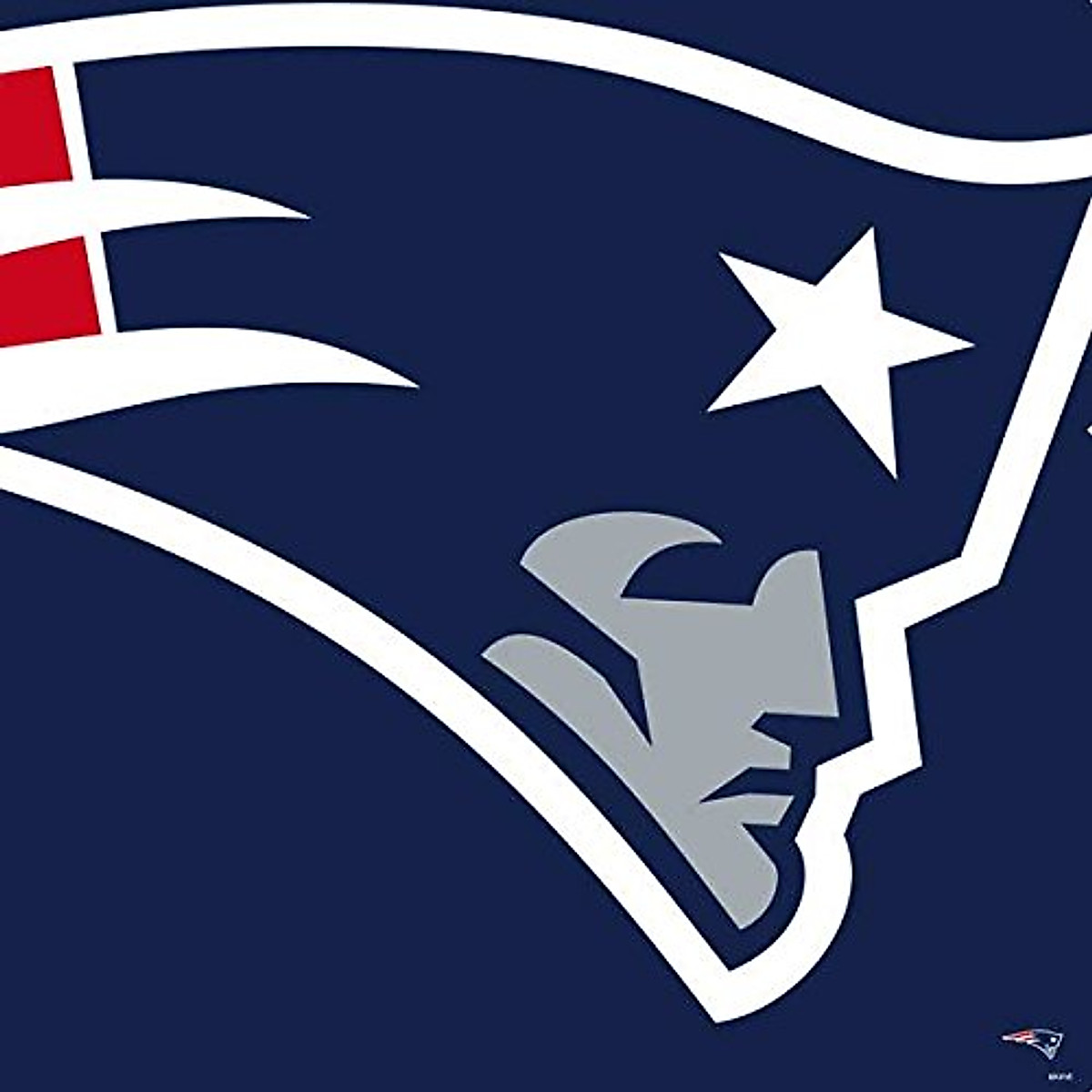 Skinit Decal Gaming Skin Compatible with PS4 Slim Bundle - Officially Licensed NFL New England Patriots Large Logo Design