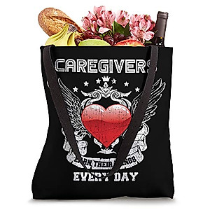 Caregivers Wings Perfect Nurse Aide Appreciation Gift Tote Bag