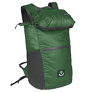 4Monster Hiking Daypack,2 in 1 Water Resistant Lightweight Backpack,Portable Fanny Pack Waist Pack for Travel Camping Outdoor (32L, Blue)