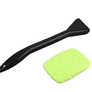 Car Windshield Brush Wipe Fog Cleaning Brush Front Window Wiper Tool Glass Window Brush-Green