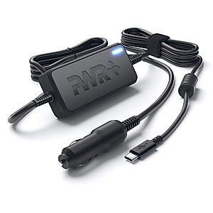 USB-C CAR Charger for Dell Latitude 5420 3520 5520 5510 7320 7520 7410 7420 9520 9510 Chromebook 3100 XPS 9370 9570 Laptop DC Adapter 90W 65W 45W 30W - UL Safety, Long Power Cord, Fast Charge
