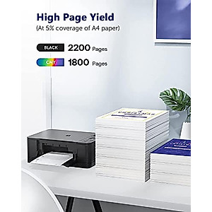 952XL Ink Cartridges Combo Pack Replacement for HP 952 Ink Work with HP OfficeJet Pro 8710 7740 8720 8210 8715 8702 7720 8730 8740 8216 8725 8700 Printer (4 Pack)