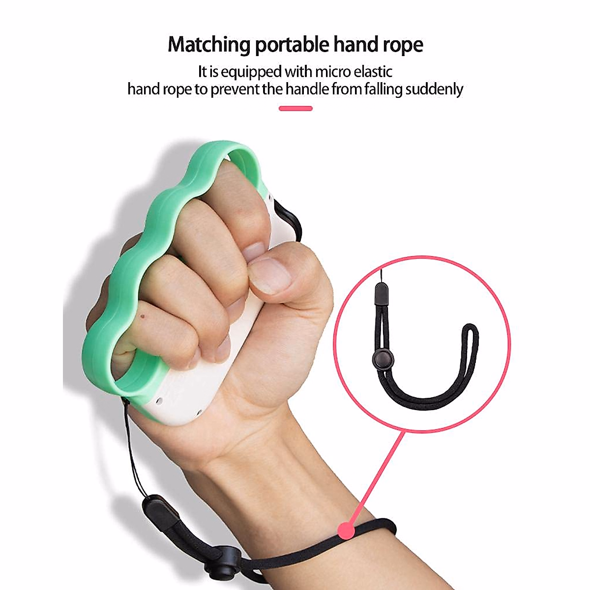 FENGCHUANG Grips for NS Switch Fitness Boxing,Handles for Switch Boxing,Fitness Boxing Hand Grip for Switch,2 Packs (Blue and Red)