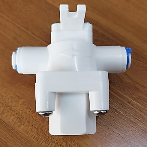 MALIDA 1/4" OD Tube Water Pressure Relief Regulator, Reducing Valve Filter Protection Push to Quick Connect Fittings for Reverse Osmosis Water System.