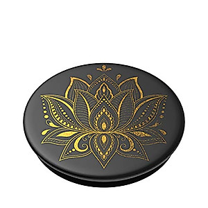 ​​​​PopSockets Phone Grip with Expanding Kickstand - Golden Prana Black