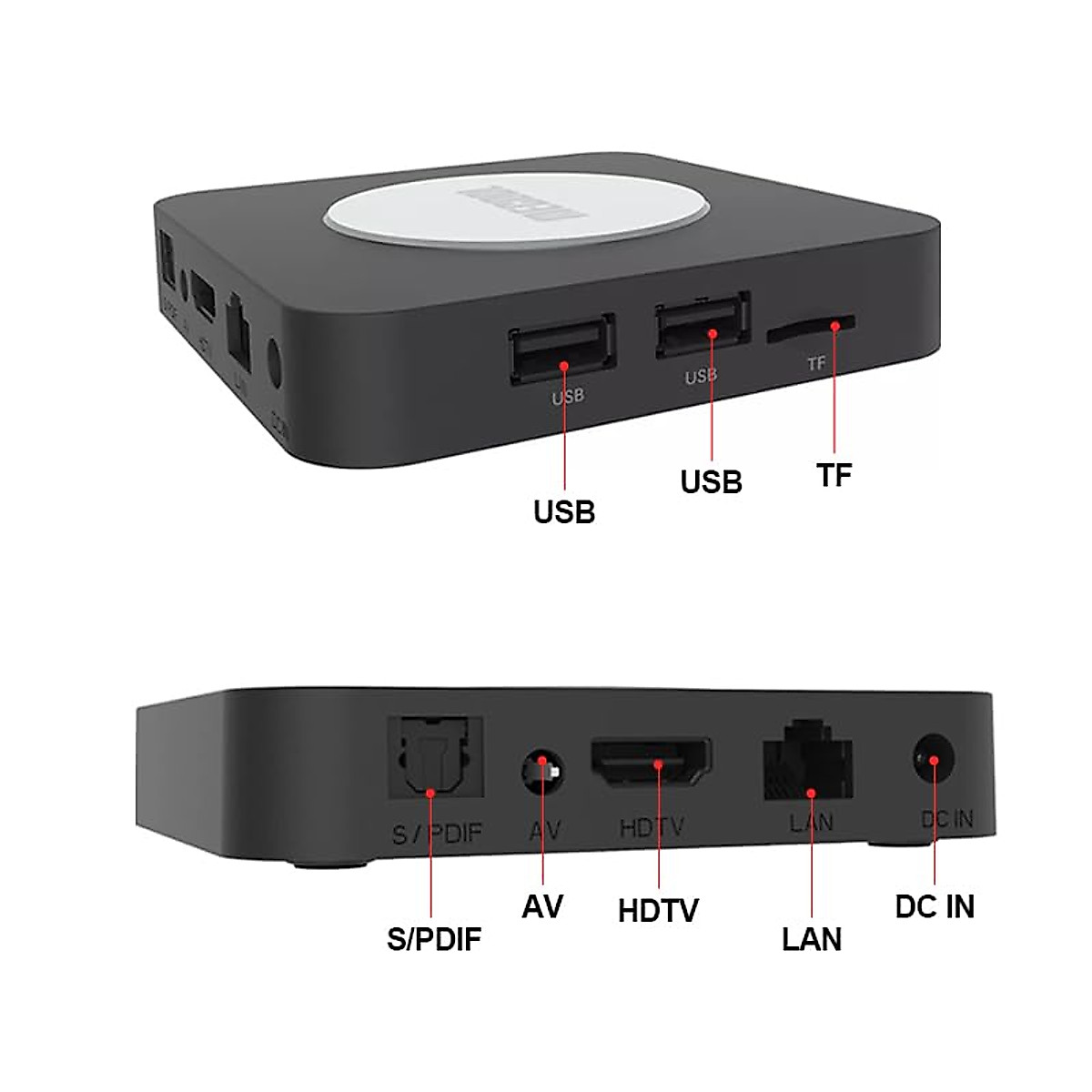 BOXPUT Mecool KM2 Plus Smart TV Box Android 11.0 Netflix G-oogle Certified 4K TV Box Dolby Vision Support AV1 2.4G/5G WiFi 100M Ethernet BT 5.0 with Amlogic S905X4 Android TV Box 2024