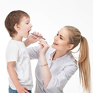 MELIFE Pen Light with Pupil Gauge, White Light Premium Copper Reusable LED Penlights for Doctors Medical Nursing Students etc, Pink and Green