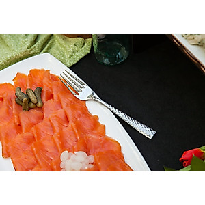 Fortessa Lucca Flatware Set, 20-Piece, Faceted Stainless