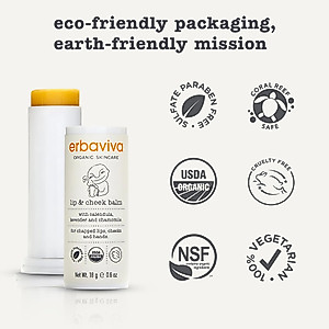 Erbaviva Organic Lip & Cheek Balm 0.6 Ounce
