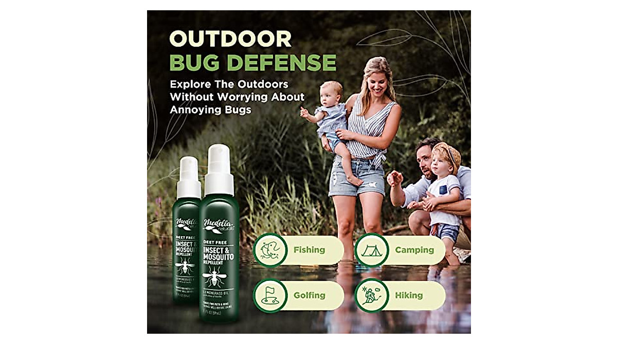 Medella Naturals Insect Repellent - DEET-Free & Kid Friendly