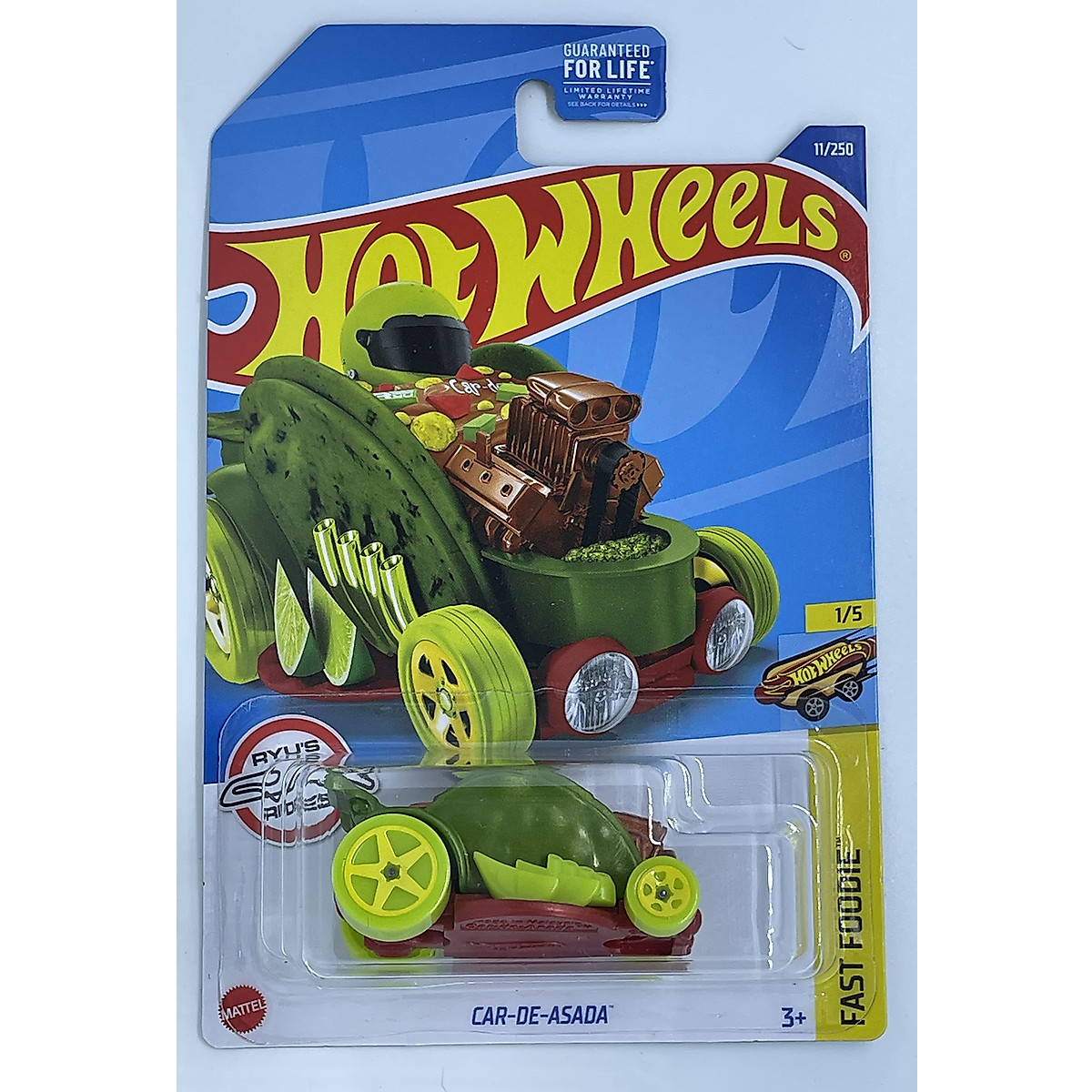 Hot Wheels 2022 - Car-De-Asada - Green - Fast Foodie 1/5 - RYU's Rides