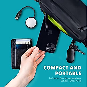 Ampere USB-C Watch Charger - USB C Travel Cable Compatible with Apple Watch Series Ultra/9/8/7/6/5/4/3/2/1/SE (Black)