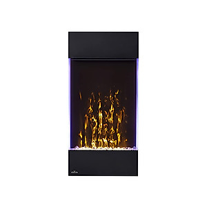 Napoleon Allure 32 inch Vertical Wall Mount Electric Fireplace - Black, NEFVC32H