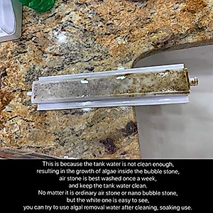 Carefree Fish Aquarium Nano Air Stone Disk Fish Tank Bubble Stone Disc 1.4/2/4/6/8 Inch