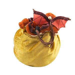 SOARRUCY Dragon's Hoard Dice Bag, Red