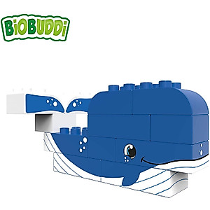 BIOBUDDI Whale & Seal Blocks Set