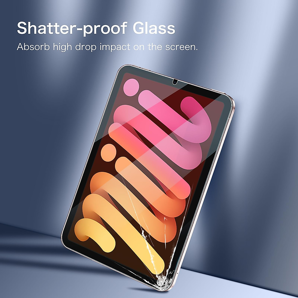 Fintie 2-Pack Tempered Glass Screen Protector for iPad Mini 7 (A17 Pro) 7th Generation 2024 / iPad Mini 6 (6th Generation 2021) 8.3 Inch - Anti Scratch Premium HD Clear, 9H Hardness Bubble Free