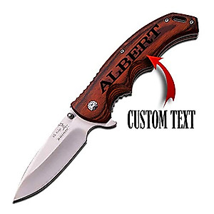 Just Customized Personalized M Tech Knife For Groomsman, wedding ,Father's Day Gift, Engraved With Your Personalizations, Design Your Own
