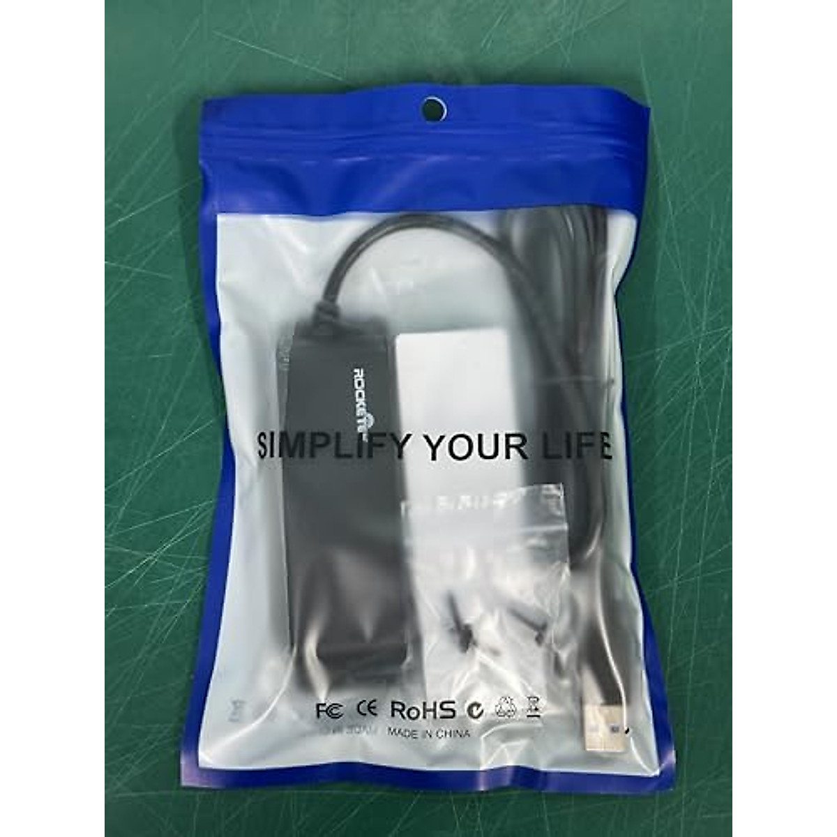 4-Port USB C Hub, USB 3.0 Mountable Desk USB Data Hub 3.0 Multiport Expander with 100CM Cable for MacBook, Mac Pro/Mini, iMac 2021, XPS, Surface Pro, Notebook PC, USB Flash Drives,Mobile HDD and More