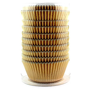Eoonfirst Gold Foil Metallic Cupcake Case Liners Wrappers Baking Muffin Paper Cups 198 Pcs