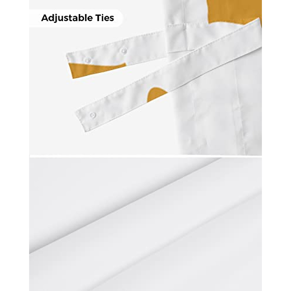 Funnywall88 Tie Up Curtain Valance for Living Room,Gold Best Mom Ever White Background Valance for Kitchen Window Valance Adjustable Tie-up Valance 18 Inch Rod Pocket 1 Panel