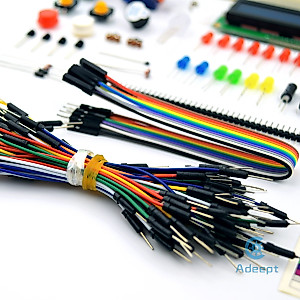 Adeept Project 1602 LCD Starter Kit Compatible with Arduino UNO R3 Mega2560 Nano Servo Relay LCD1602 Beginner/Starter Kit for Arduino with PDF Guidebook/User Manual
