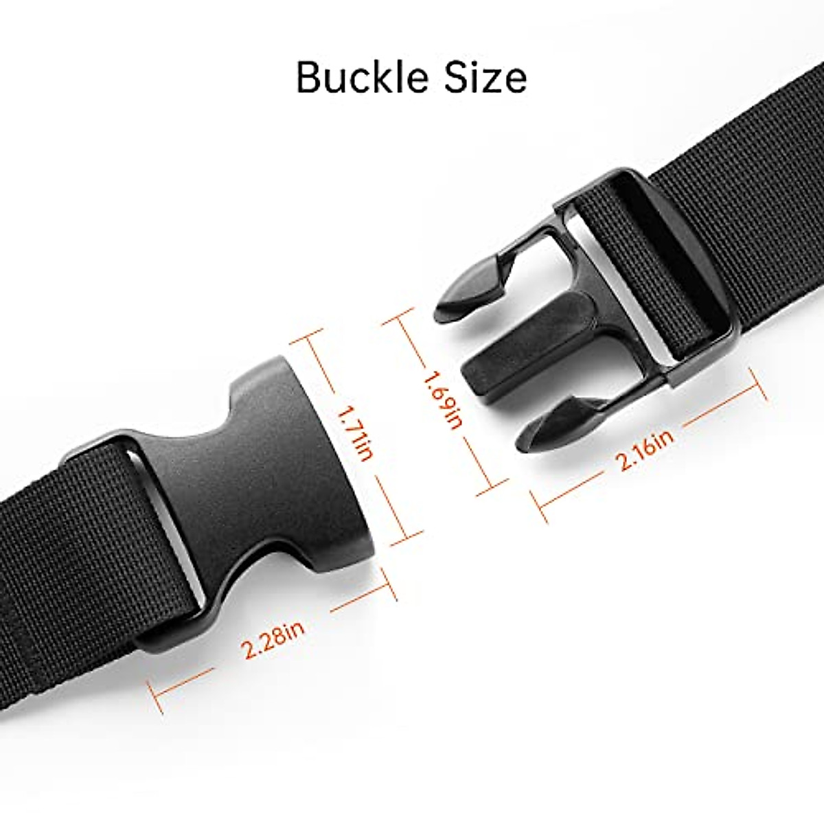 FREETOO Fanny Pack Extender Belt Adjustable Strap with Length 19.7 Inches Extension, Only for freetoo Black Waist Bag Gray-green Waist Pack