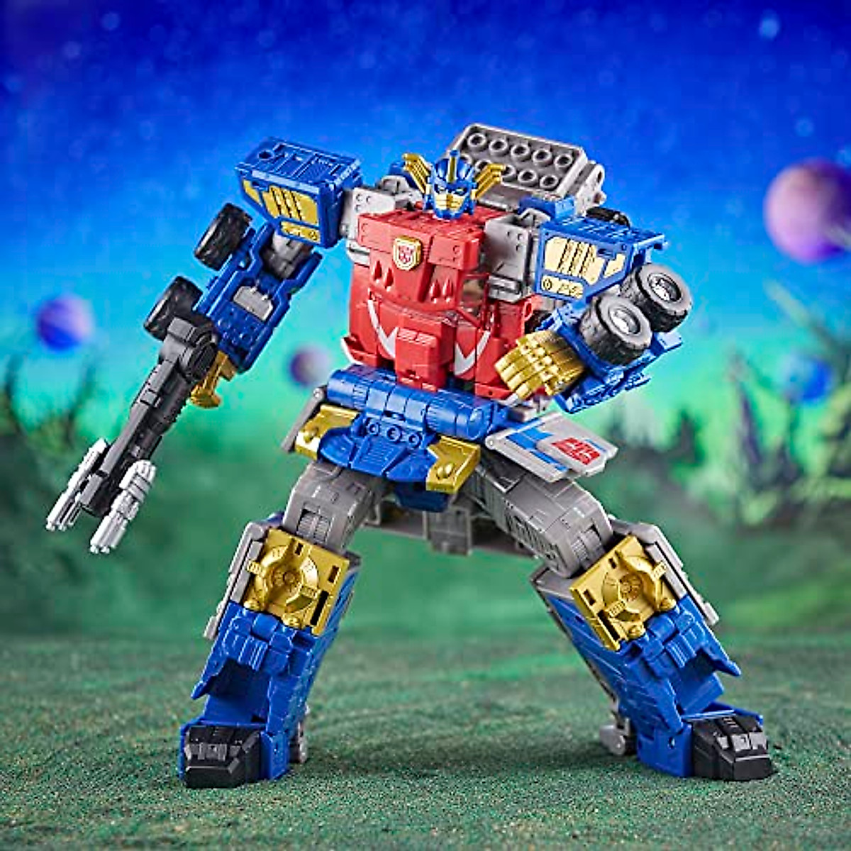 Transformers Toys Legacy Evolution Commander Armada Universe Optimus Prime Toy, 7.5-inch, Action Figure for Boys and Girls Ages 8 and Up
