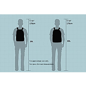 Outlander Packable Handy Lightweight Travel Hiking Backpack Daypack-Orange