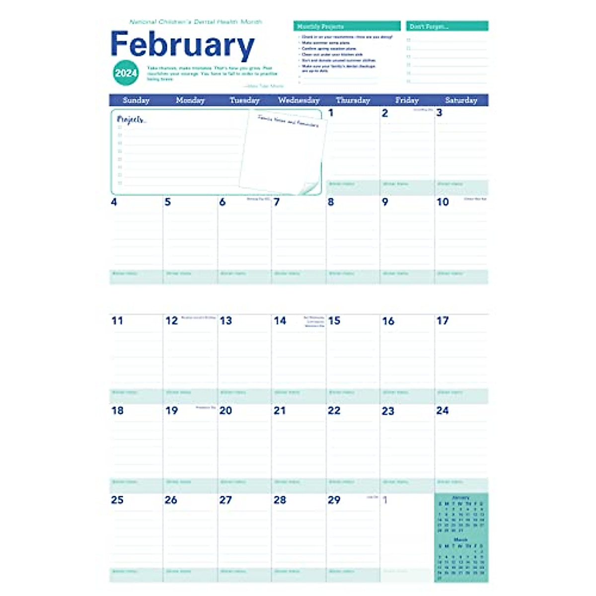 2024 Amy Knapp's Big Grid Family Organizer Wall Calendar: 17-Month Giant Fridge Calendar for Mom with 175+ Stickers (Hanging Family Plan Calendar, Thru December 2024)