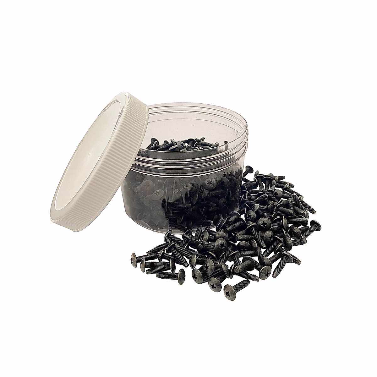 RackGold® 10-32 Pilot Point Rack Mount Screws 500 Pack Jar- USA Made