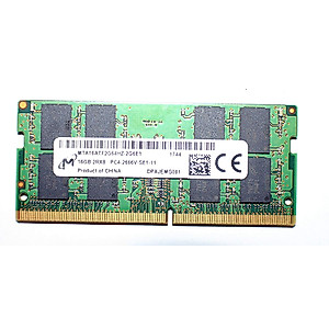 MTA16ATF2G64HZ-2G6E1 Memory Module DDR4 SDRAM 16GB PC4-2666V-SE1-11 260-SODIMM