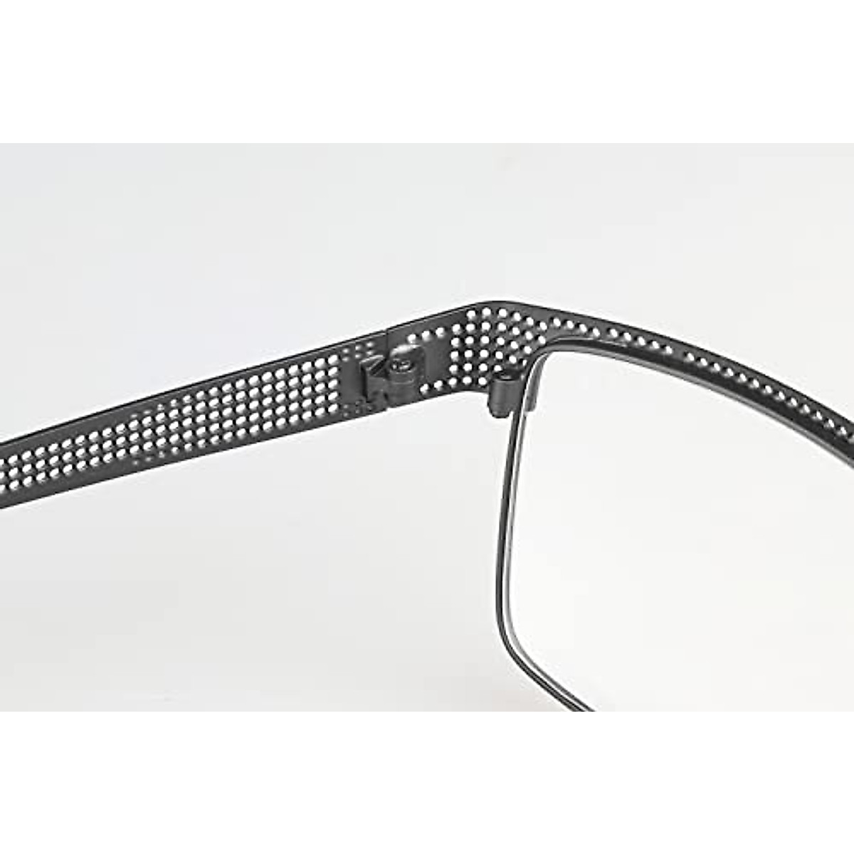 ZENNI Blue Light Blocking Glasses for Men Grey Rectangle Frame Relieve Digital Screen Eye Strain Stainless Steel Light Eyewear