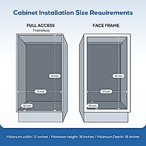 Tanamu Pull Out Trash Can Under Cabinet,Under Sink Heavy Duty Trash can，Roll-Out Sliding Adjustable Rack for Kitchen Trash Can,Chrome (Trash Can Not Included)