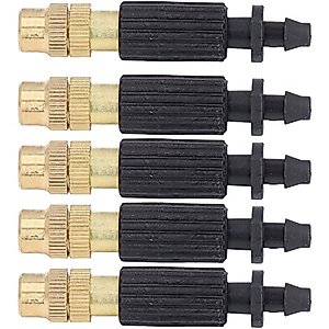 Drip Irrigation Sprayer, Humidification Misting Nozzle Detachable Even Water Standard Size Cooling for Garden