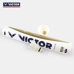 Victor Gold No.1 Badminton Shuttlecock Birdy 12-Pack (Speed-77)