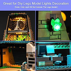 Hilighting Upgraded Led Light Kit for Lego A New Hope Yavin 4 Rebel Base Building Set, Remote Control Compatible with Lego 75365 Model for Adults, Fun Gift for Lovers (Model Not Included)