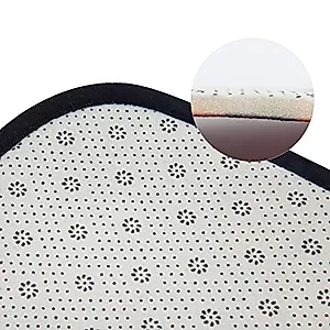 Middle Ages Kitchen Mats and Rugs, Anti-Slip Kitchen Floor Mats, Water Absorbent Comfort Memory Foam Standing Mats for Office, Sink, Laundry, Kitchen Grey Red Black Abstract Geometric Texture