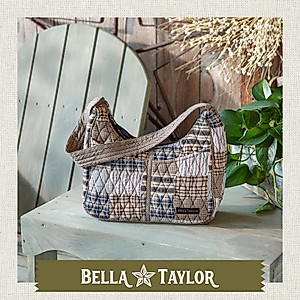 Bella Taylor Blakely - Hobo Shoulder Bag for Women - Lightweight Quilted Fabric Purse with Pockets – Rory