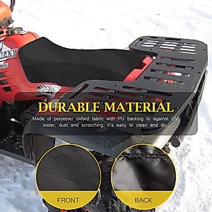 Samman ATV Seat Cover for Most ATV Compatible with Sportsman Scrambler, Grizzly, Rancher Foreman, Arctic Cat