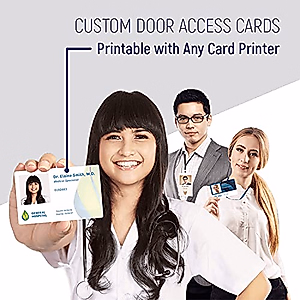 Custom Prox cards (200 Pak) for HID Access Control Standard 37 bit H10304 format. Replaces HID 1386 ISOProx II. Choose your facility code & range (200)